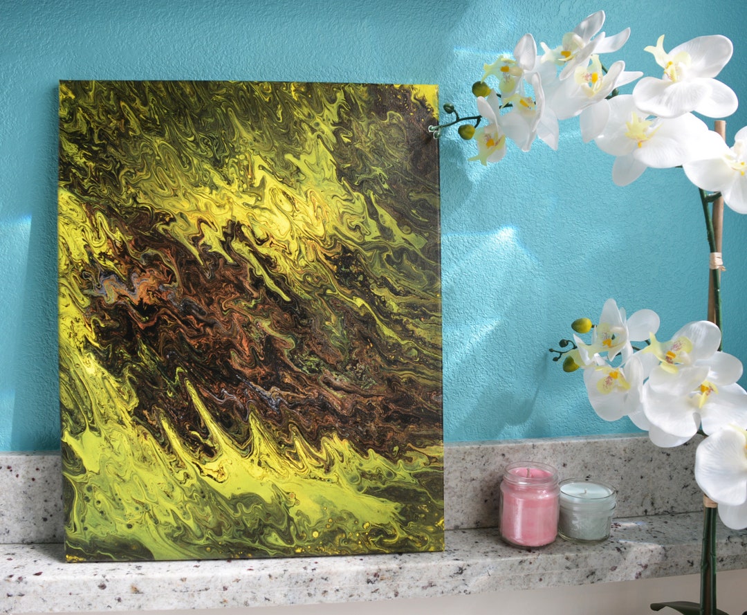 20 X 16" -- Uranium Leak -- Premium Acrylic Paint Artworks - QUALITY ...