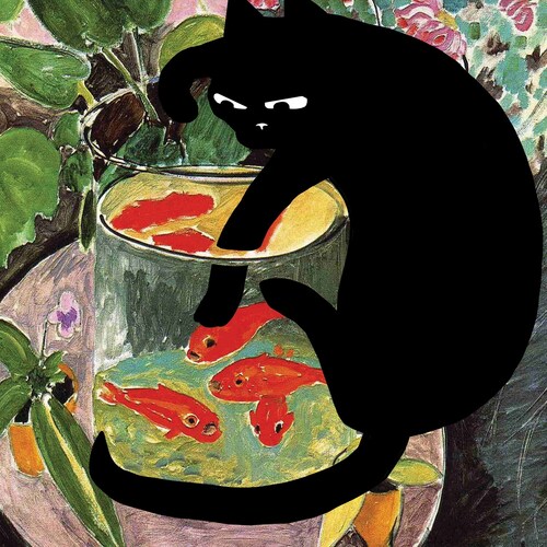 Poster of Matisse Goldfish With Cat Matisse Poster Famous - Etsy