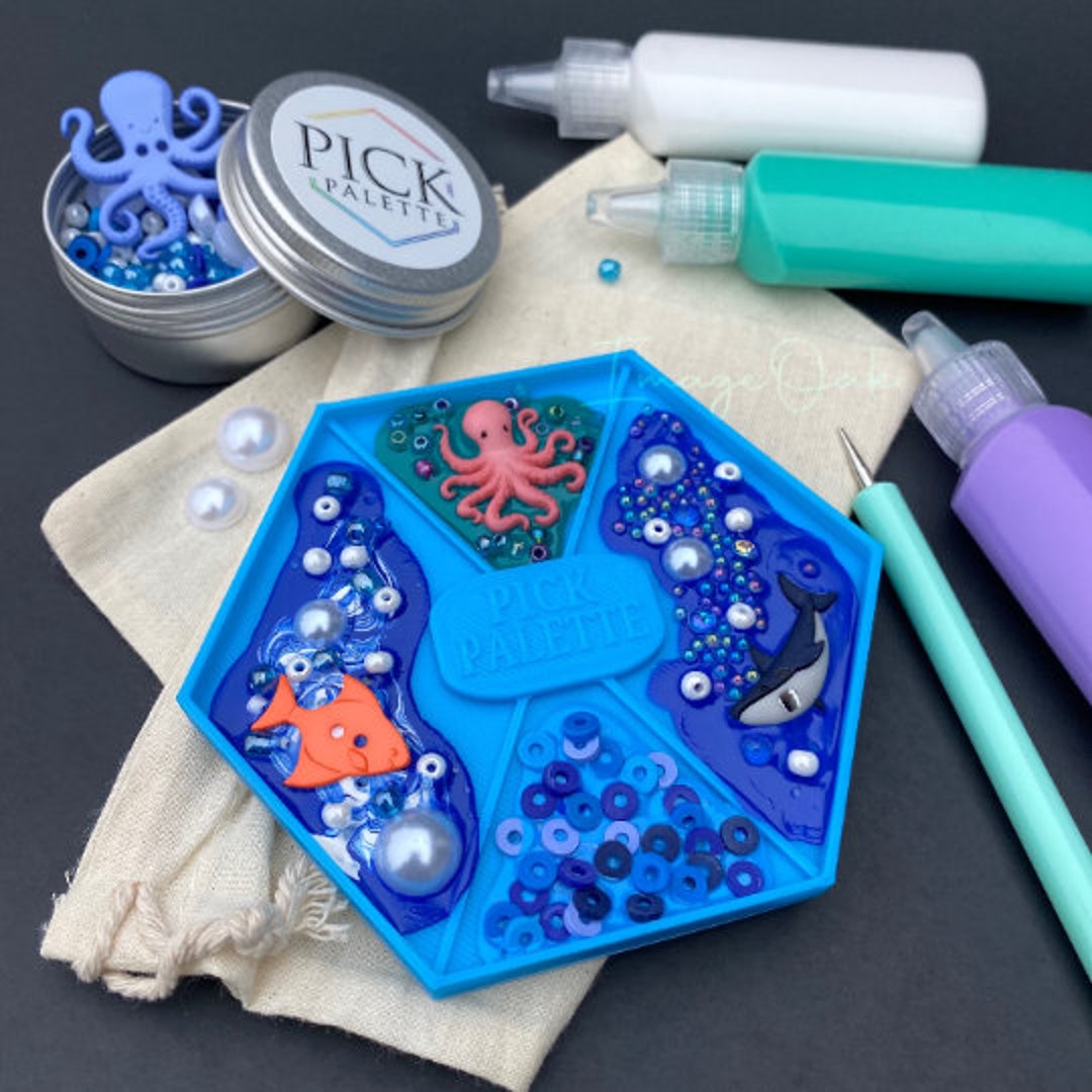 Pick Palette Pick and Peel Fidget Toy Bundle Ocean Texture Under the ...