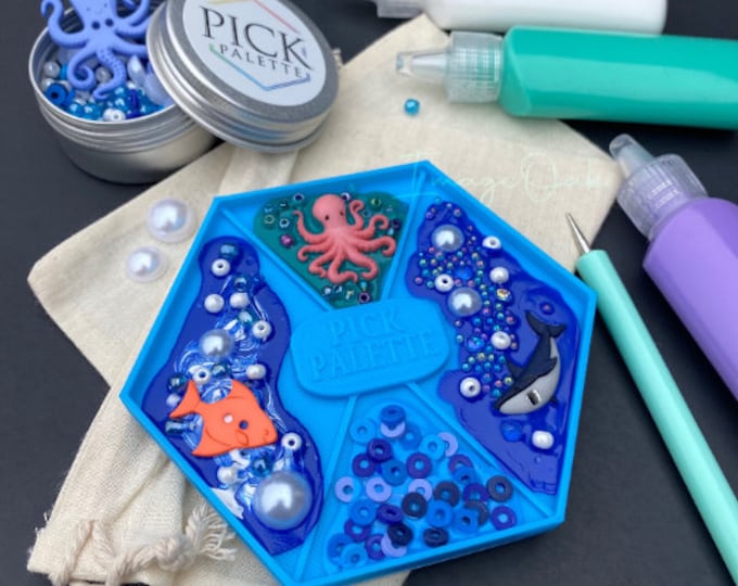 Pick Palette Pick and Peel Fidget Toy Bundle - Ocean Texture Under the ...