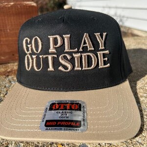 Go Play Outside - Trucker Hat - Color Options - Etsy