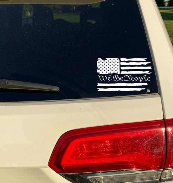 We the People / Patriotic / Car Decal / Sticker | Etsy