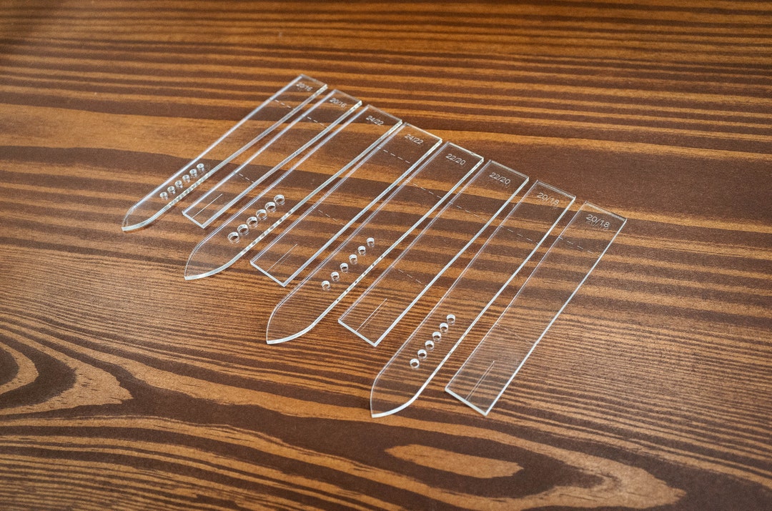 Watch Strap Templates for Leather Craft Watch Band Leatherwork Pattern ...