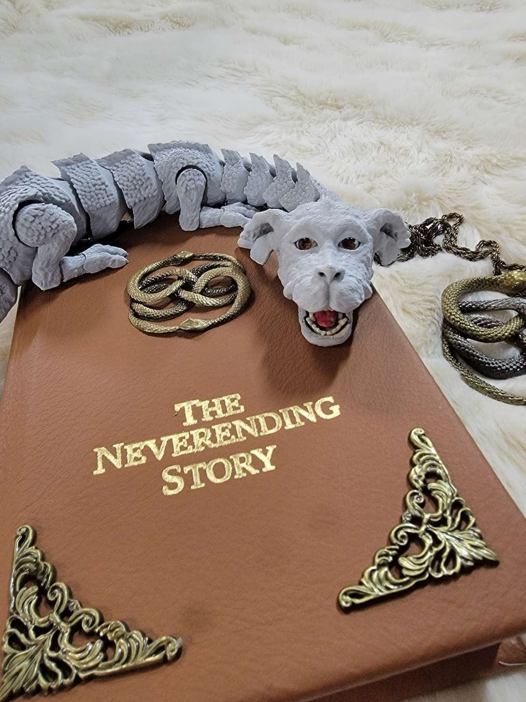 Neverending Story 3D Printed Falkor 3D Fidget - Etsy