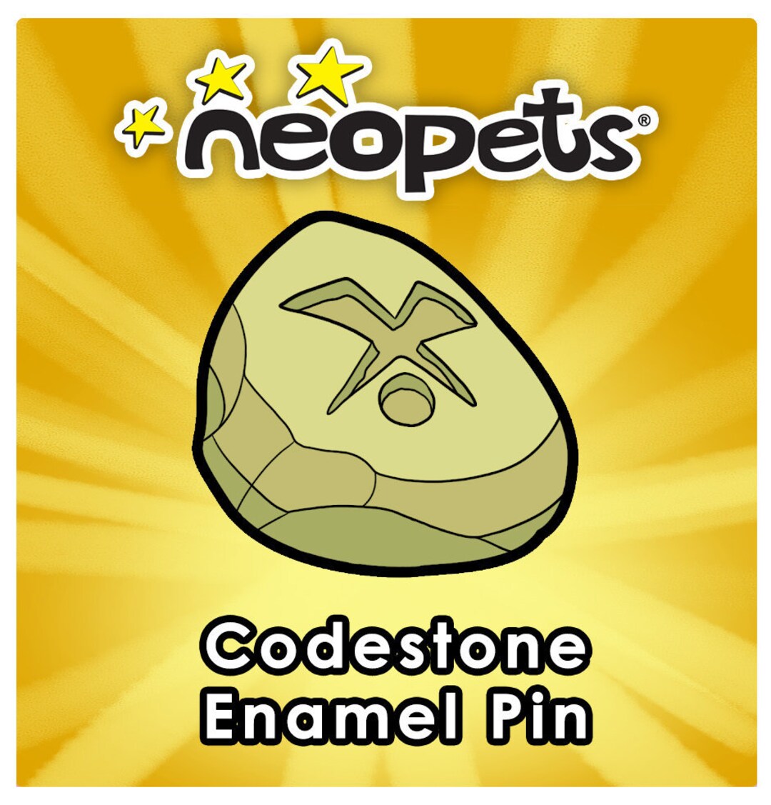 Neopets Codestone Soft Enamel Pins V1 officially Licensed - Etsy