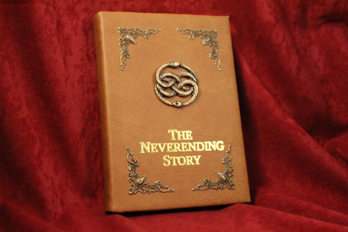 The Neverending Story Book Replica Cover for Ipad / Ereader / | Etsy