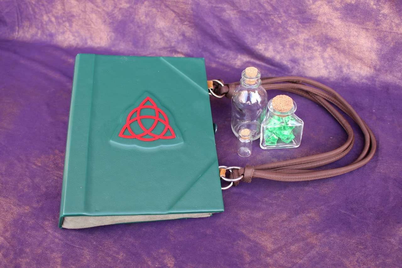 Charmed Book of Shadows Hand Bag - Custom Book Replica / Clutch / Purse ...