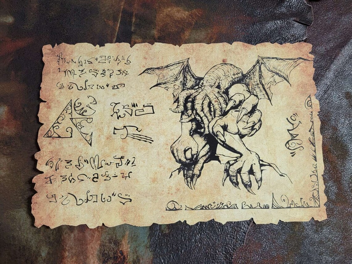 Ancient Cthulhu Summoning Scroll an Aged Antique Scroll - Etsy