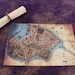 Custom RPG / Game Cloth Map Printing Service - Etsy