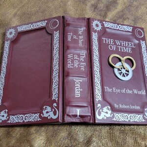 The Eye of the World - the Wheel of Time Book One Leatherbound Book - Etsy