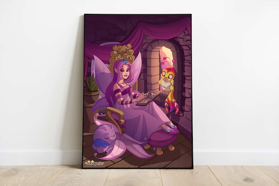 Neopets Faerie Queen Fyora Poster officially Licensed - Etsy
