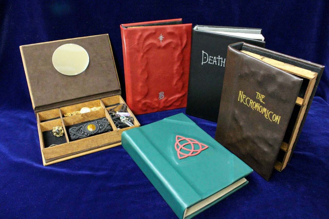 Charmed Book of Shadows Jewelry Box – Hollow Book Replica Box (inspired ...