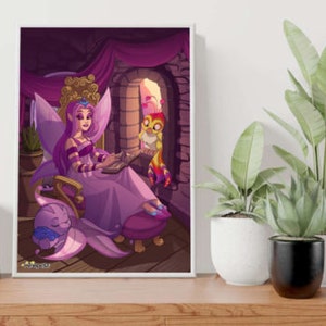 Neopets Faerie Queen Fyora Poster officially Licensed - Etsy