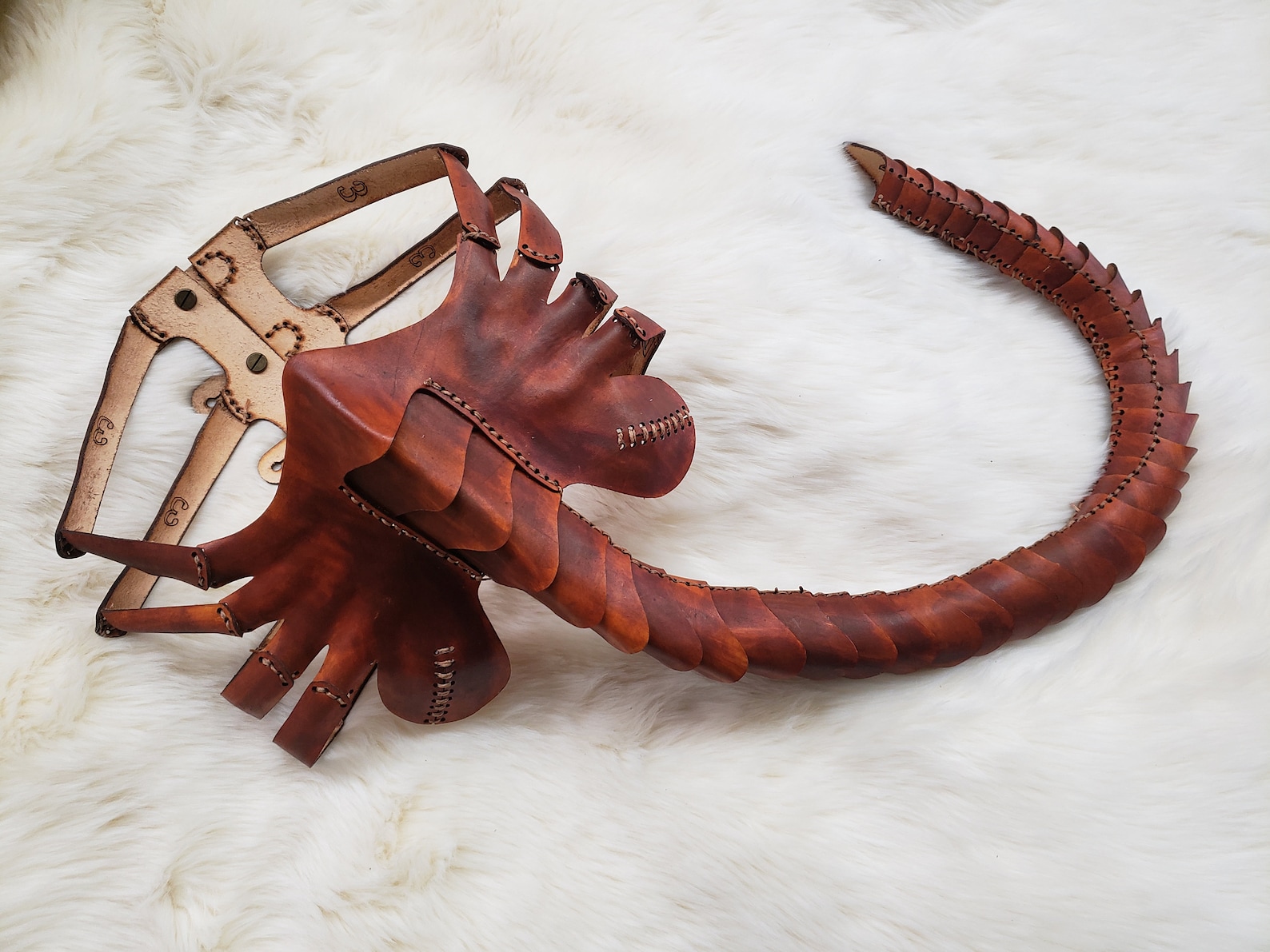 Facehugger Leather Face Mask & Kit - Etsy