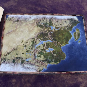 Custom RPG / Game Cloth Map Printing Service - Etsy