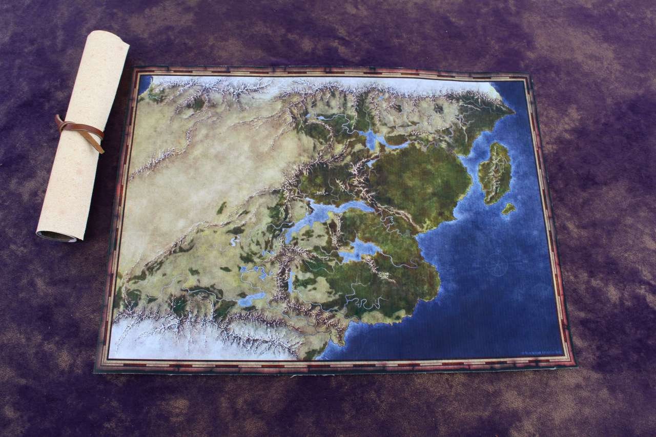 Custom RPG / Game Cloth Map Printing Service | Etsy