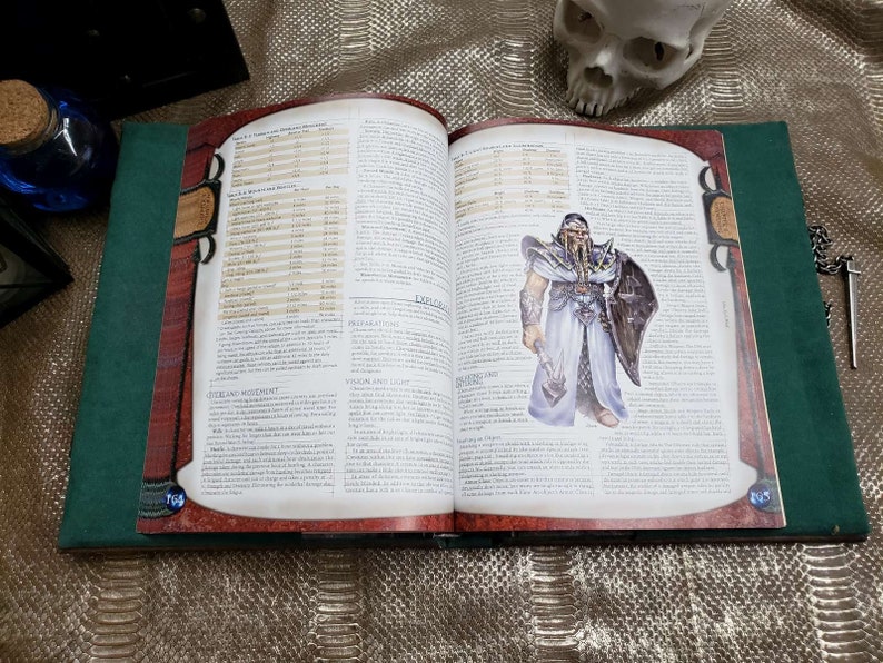 D&D Players Handbook - Custom Dungeons and Dragons Book Bindings - Etsy