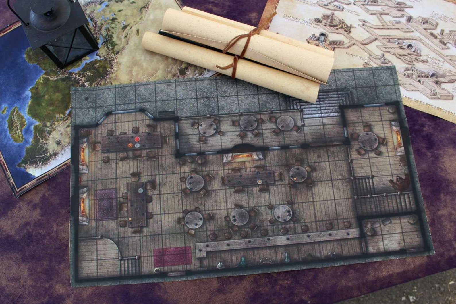 Custom RPG / Game Cloth Map Printing Service | Etsy