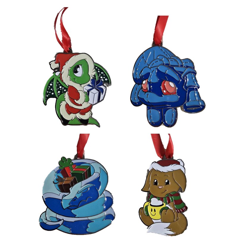 Neopets – Christmas Ornaments V2 (officially Licensed) - Kacheek ...