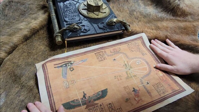 The Mummy - Map of Hamunaptra Cloth Map Scroll - Etsy