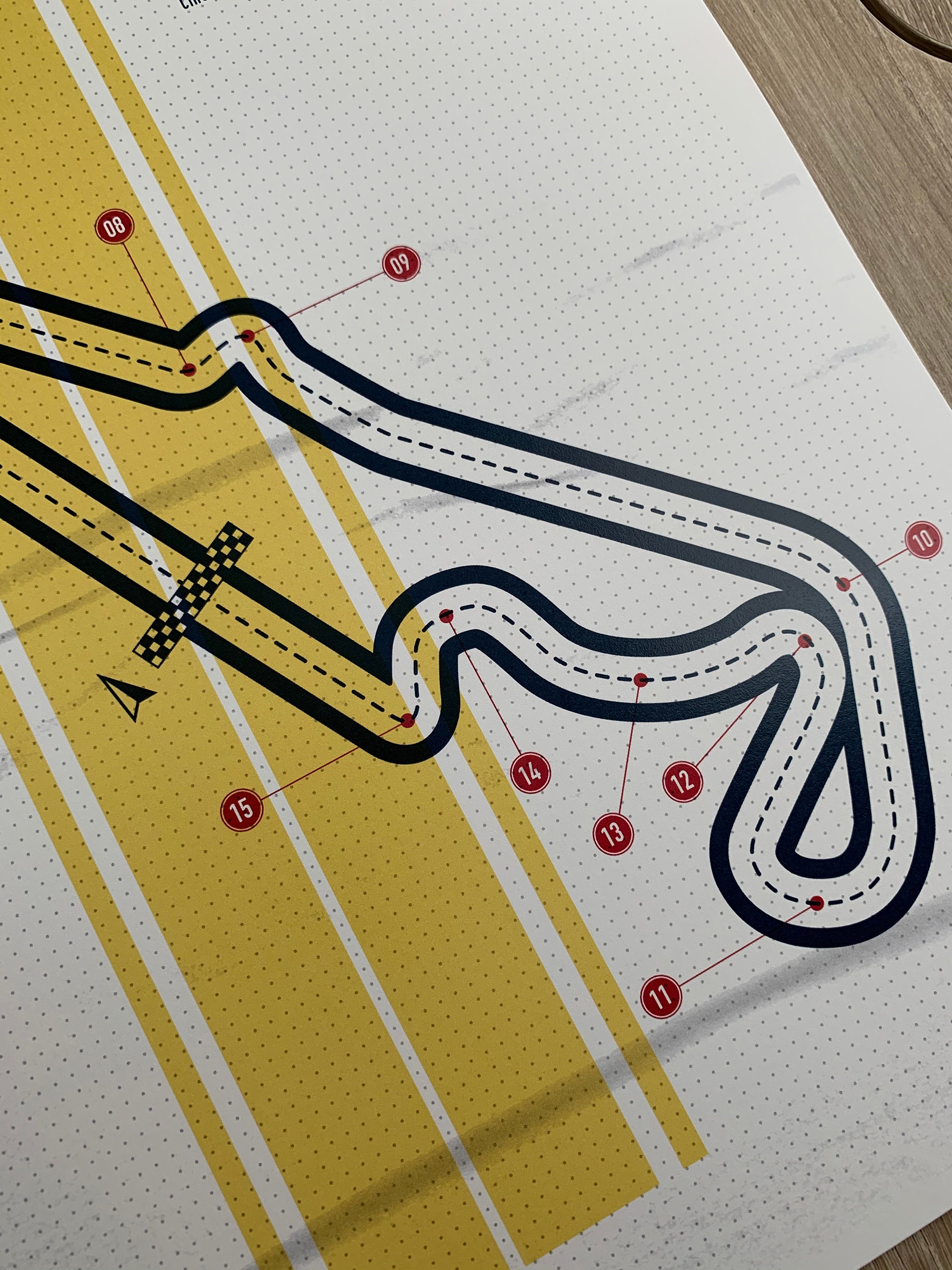 Formula 1 Racetrack Downloadable Poster: French Track - Etsy