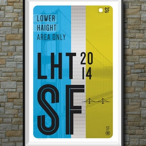 SF Muni Poster: Lower Haight - Etsy