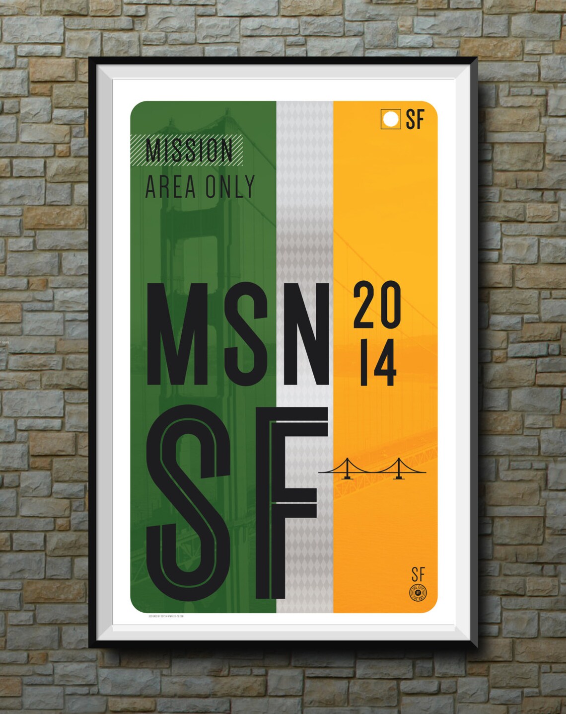 SF Muni Poster: Mission - Etsy
