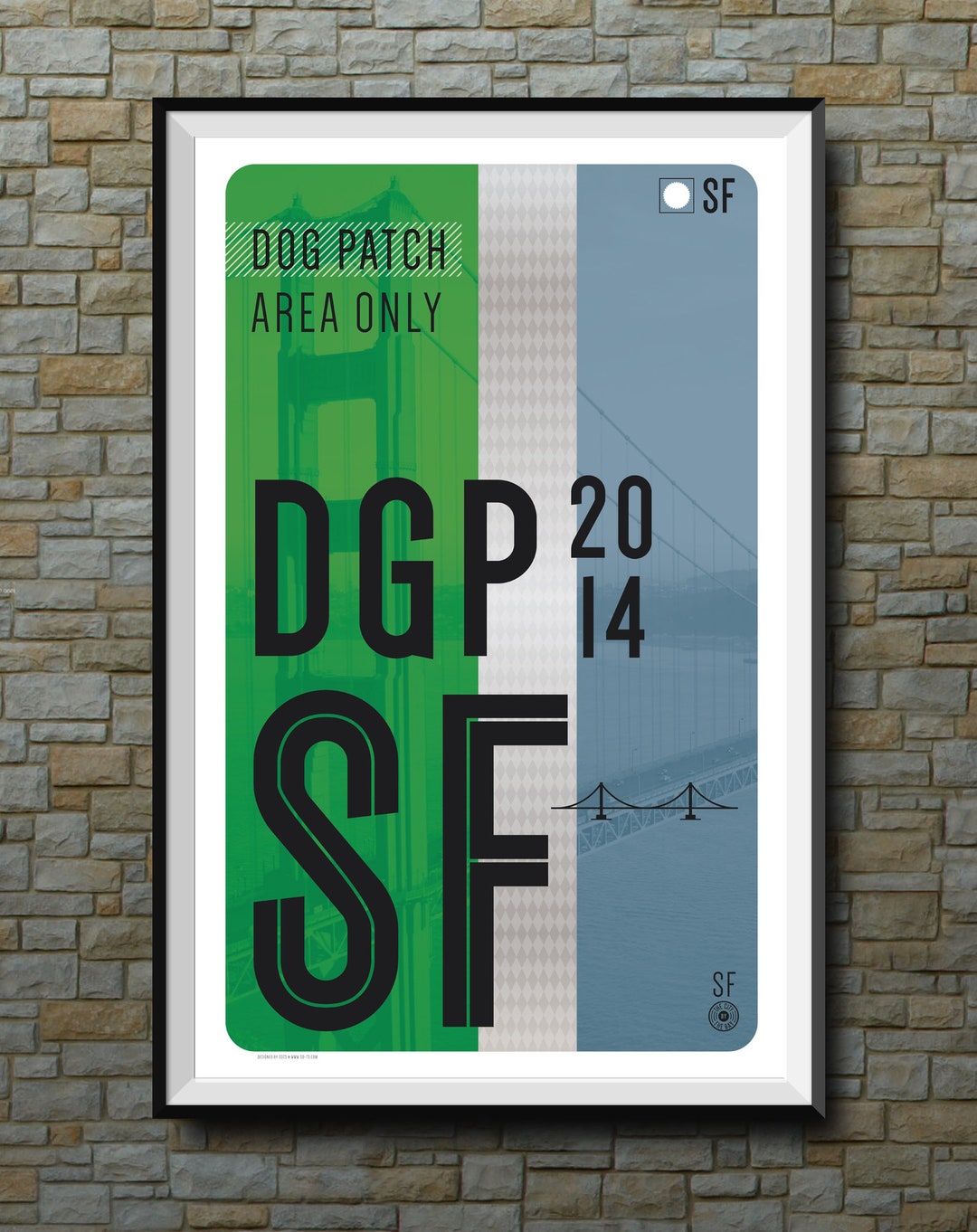 San Francisco Downloadable Muni Poster: Dog Patch - Etsy