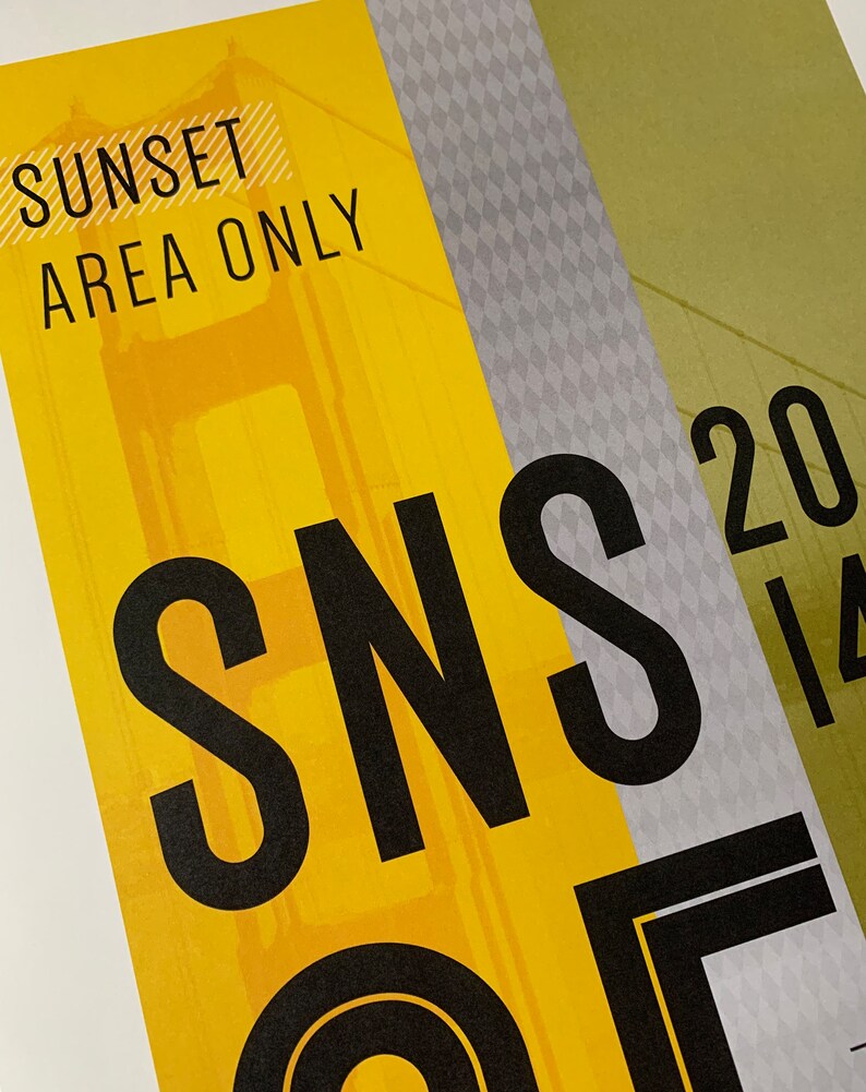 SF Muni Poster: Sunset - Etsy