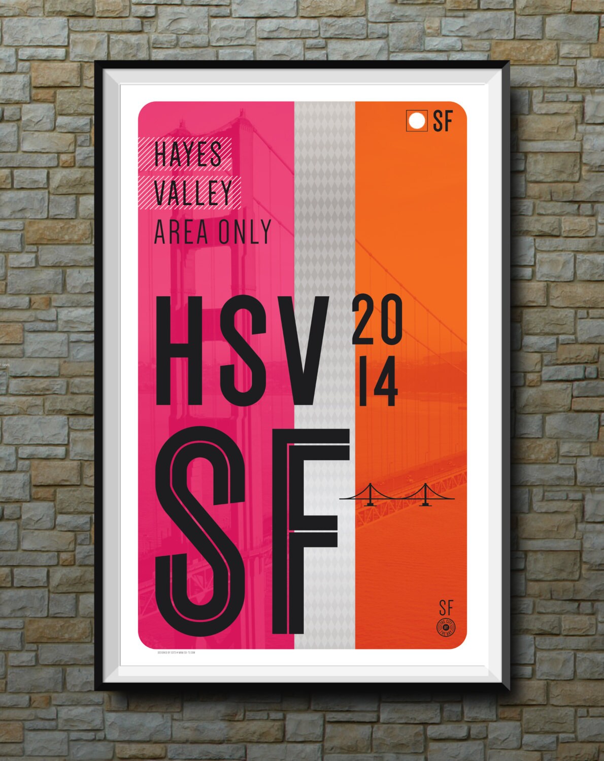 San Francisco Downloadable Muni Poster: Hayes Valley - Etsy