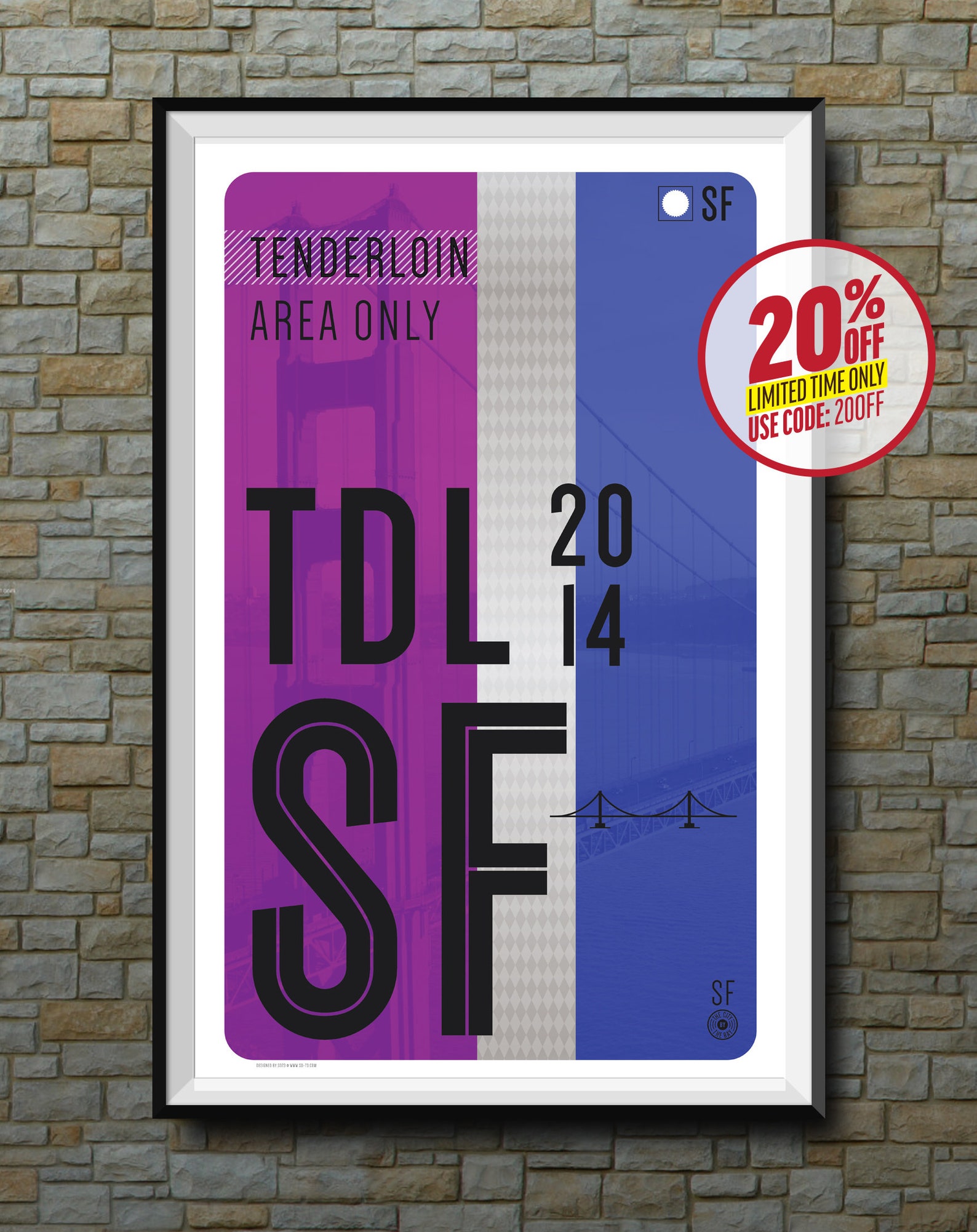 SF Muni Poster: Tenderloin - Etsy