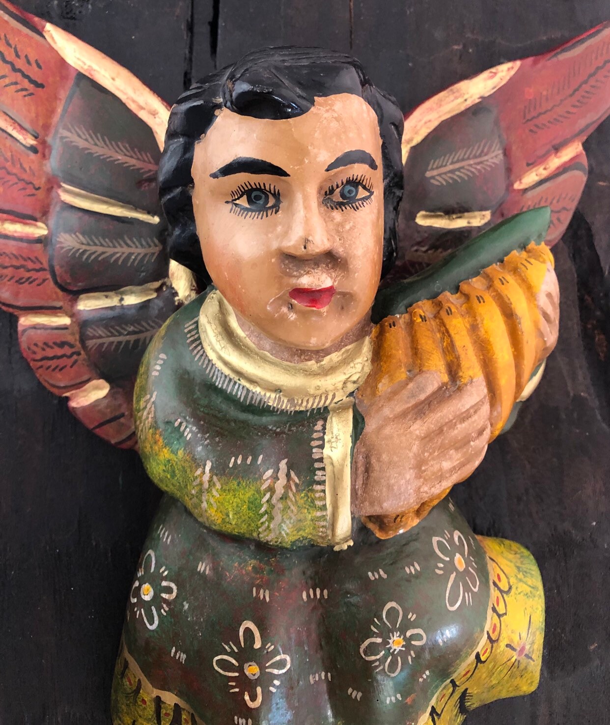 Carved Wood Angel 14