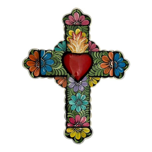 Tin Cross - Etsy