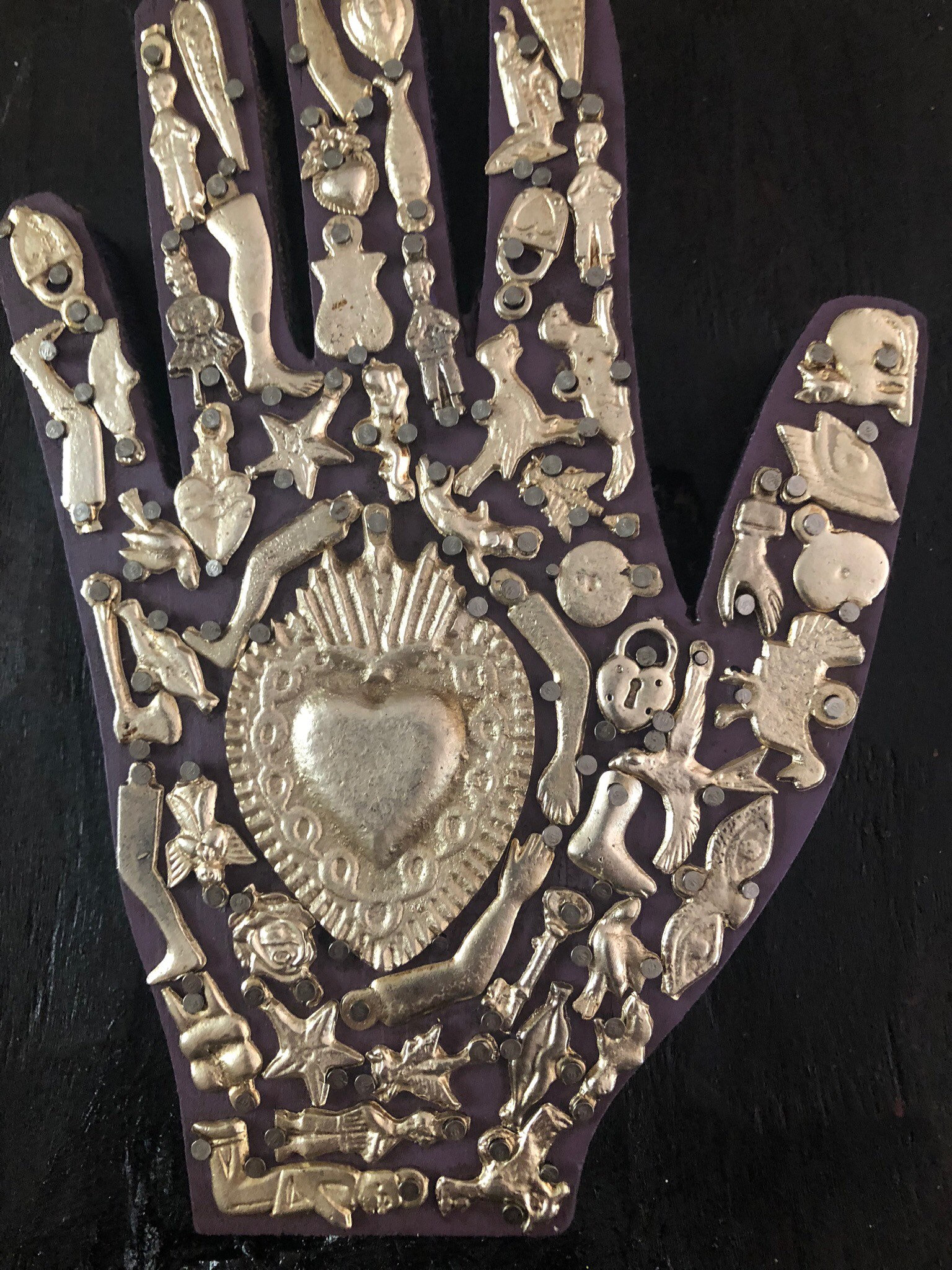 Milagros Healing Hand Wood Mexican Sacred Milagro Charms, 53% OFF