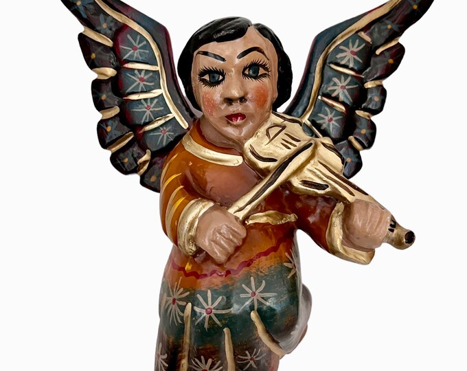 WOOD ANGEL, Mexican Wood Angel, Full Body Hanging Angel - Etsy