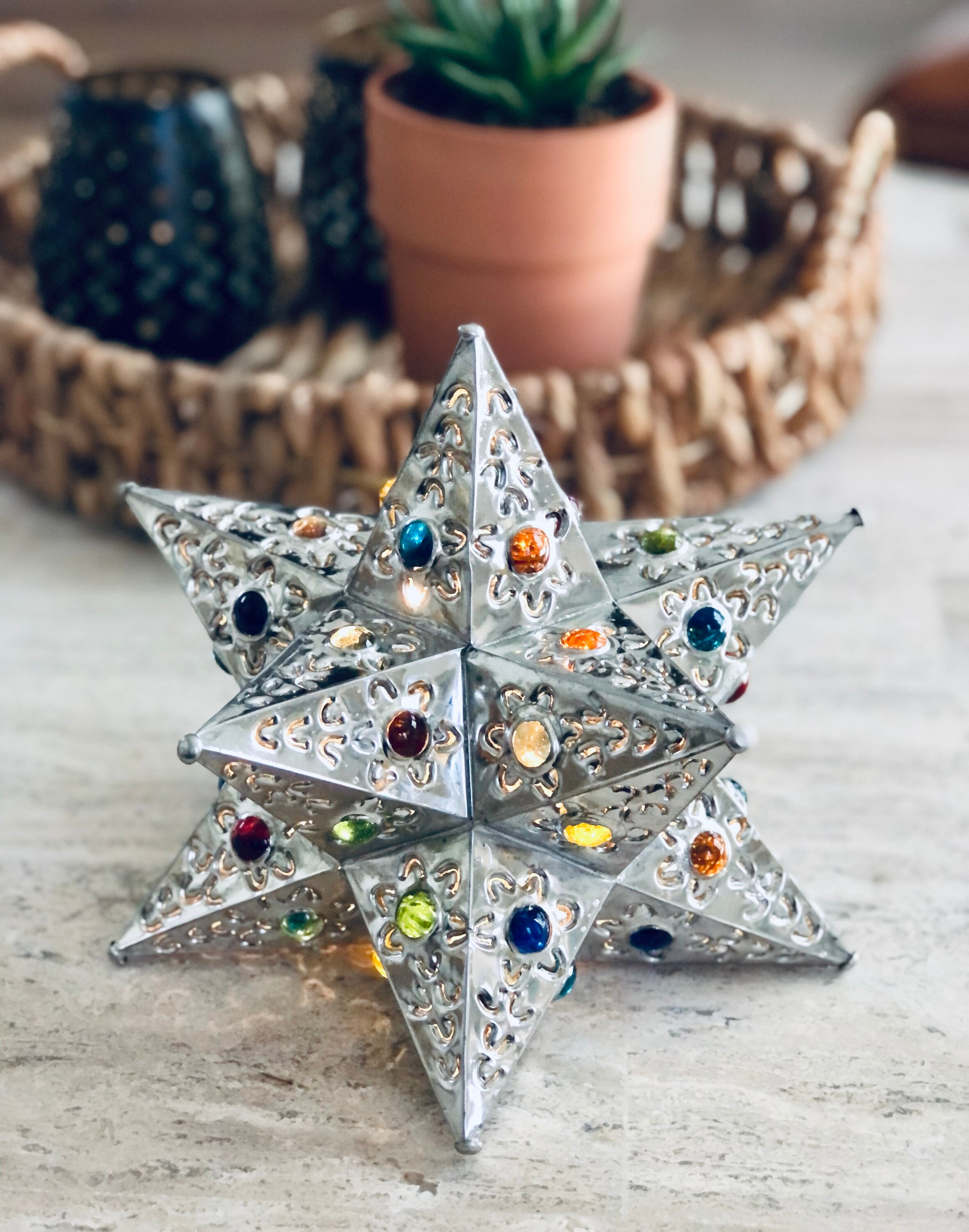 Mexican Punched Tin Christmas Tree
