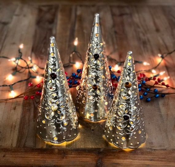 Mexican Punched Tin Christmas Tree