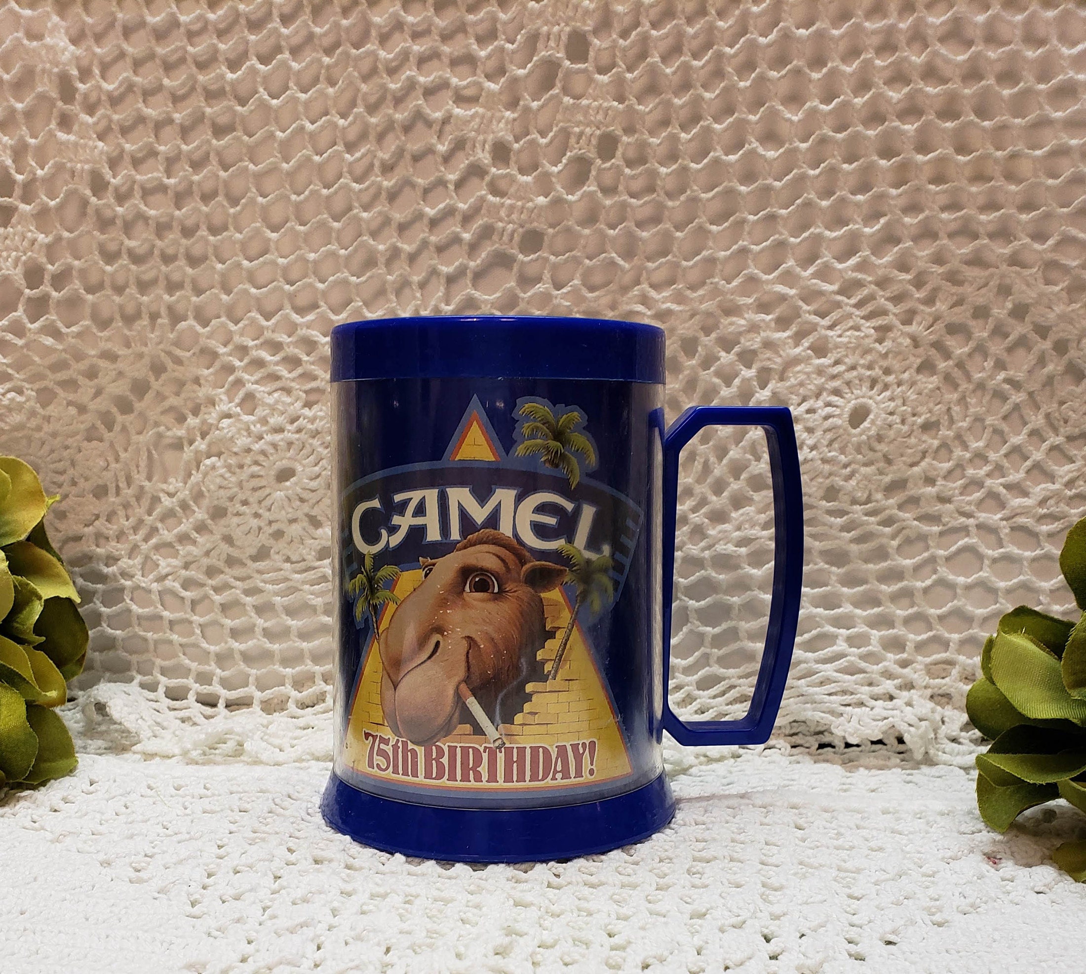 Joe Camel Mug 75th Anniversary Cup Blue Plastic CAMEL | Etsy