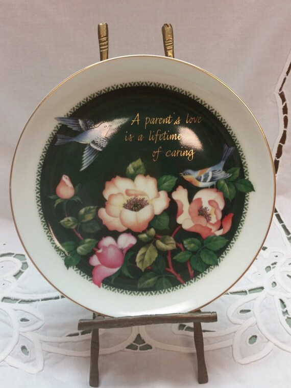 1984 Lasting Memories Plate A Parent's Love is a Lifetime | Etsy