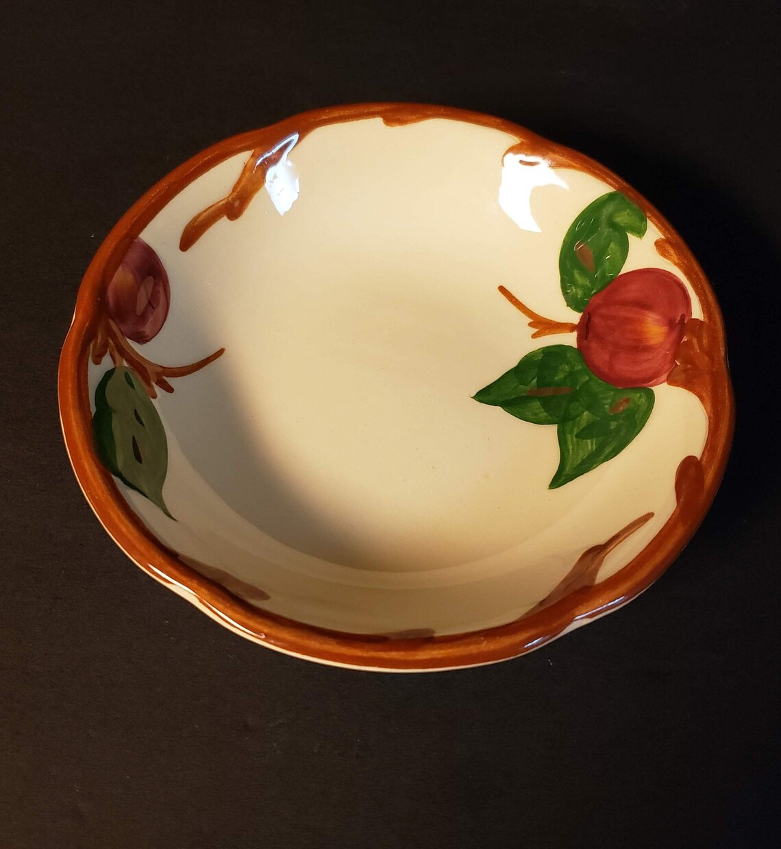 FRANCISCAN Ware Apple Pattern Fruit Berry Bowls Vintage - Etsy