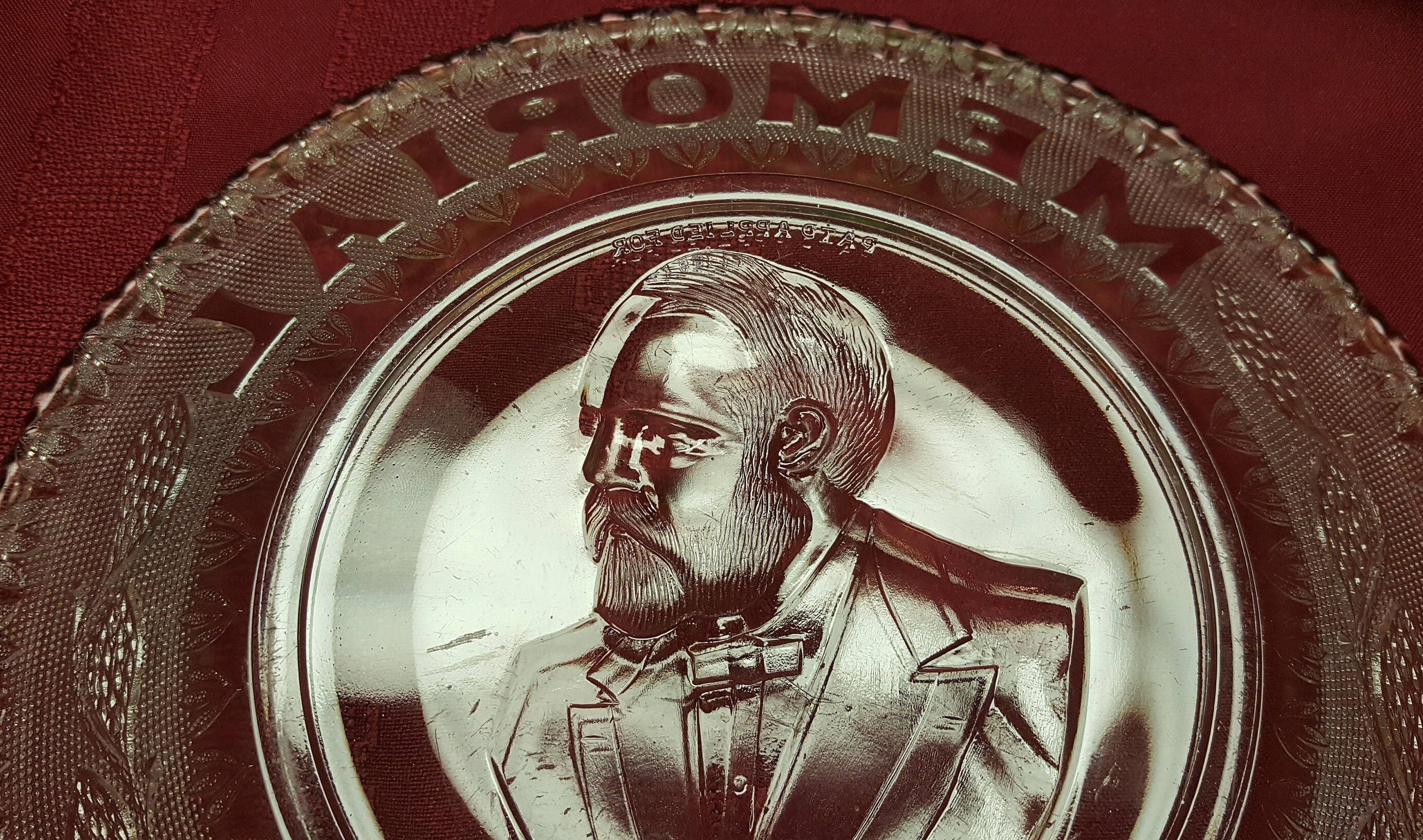 President Garfield Memorial Plate 1881 Victorian Bread Tray | Etsy