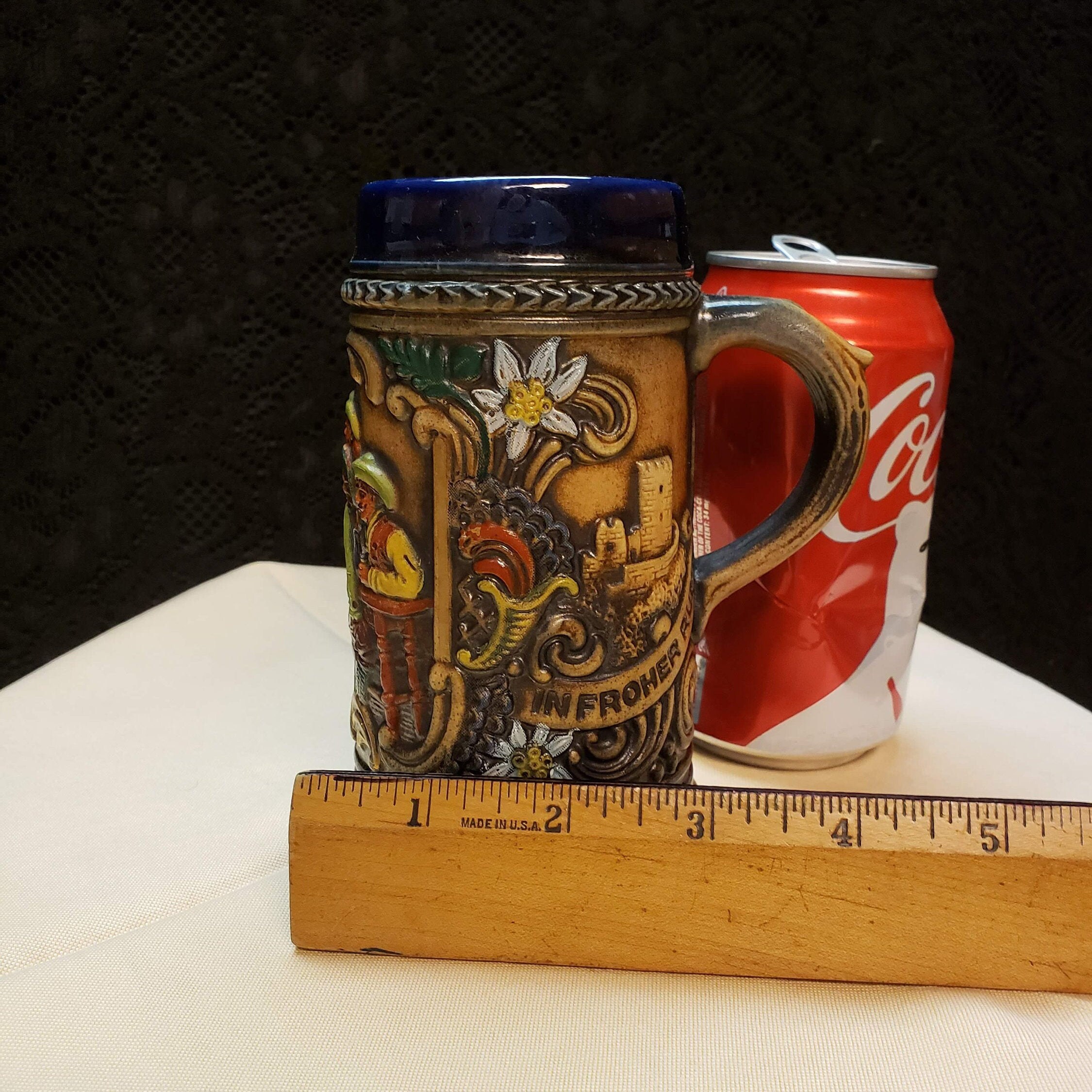 GERZ German Stein, 1970's West German Stone, Open Stein, Ein Gutter ...