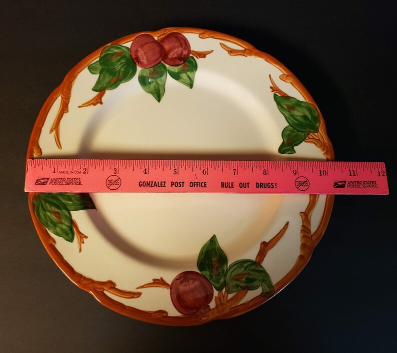 FRANCISCAN Ware Apple Pattern 10 5/8 Dinner Plate - Etsy