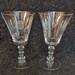 Set of 2 - Rare FOSTORIA Rose Pattern, Etched Hand-blown Crystal Water ...