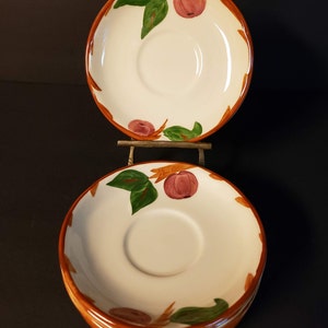 FRANCISCAN Ware Apple Pattern, 5" Saucer, Made in ENGLAND, Vintage ...