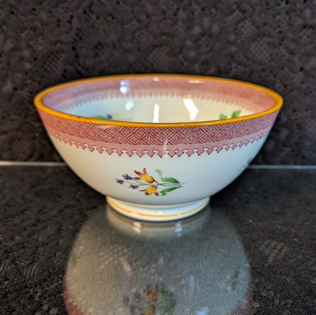 ADAMS Real English Ironstone, Calyx Ware, 24-oz CHINESE Bowl, Lowestoft ...