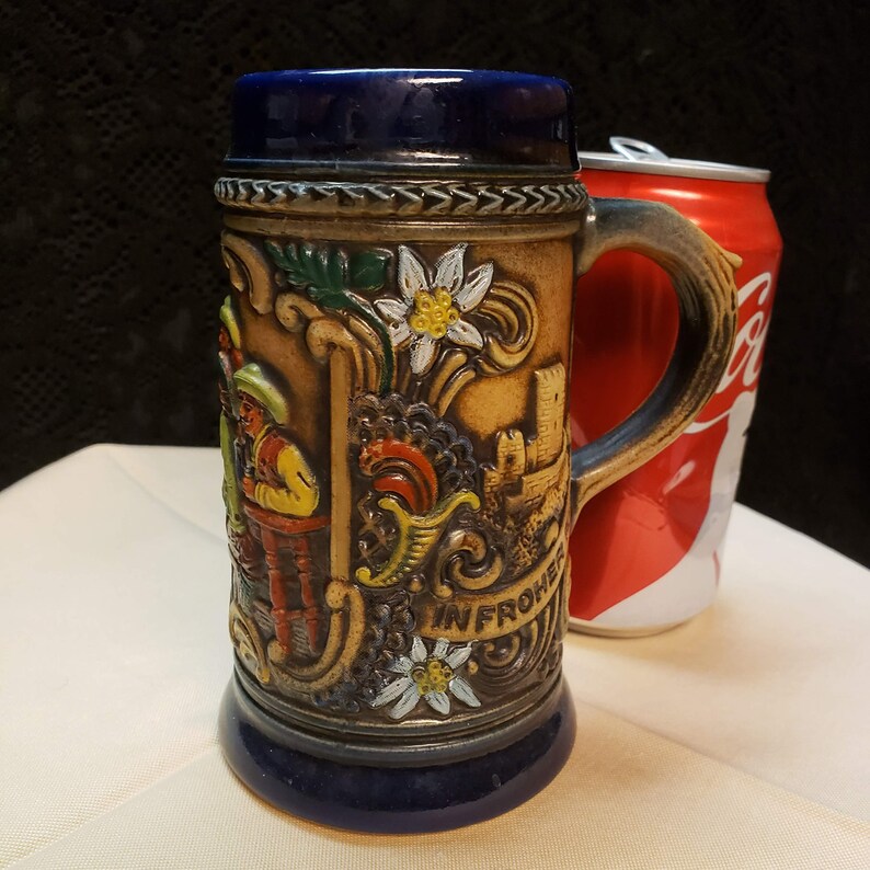 GERZ German Stein, 1970's West German Stone, Open Stein, Ein Gutter ...