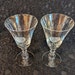 Set of 2 - Rare FOSTORIA Rose Pattern, Etched Hand-blown Crystal Water ...