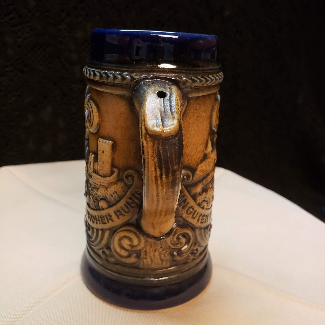 GERZ German Stein, 1970's West German Stone, Open Stein, Ein Gutter ...