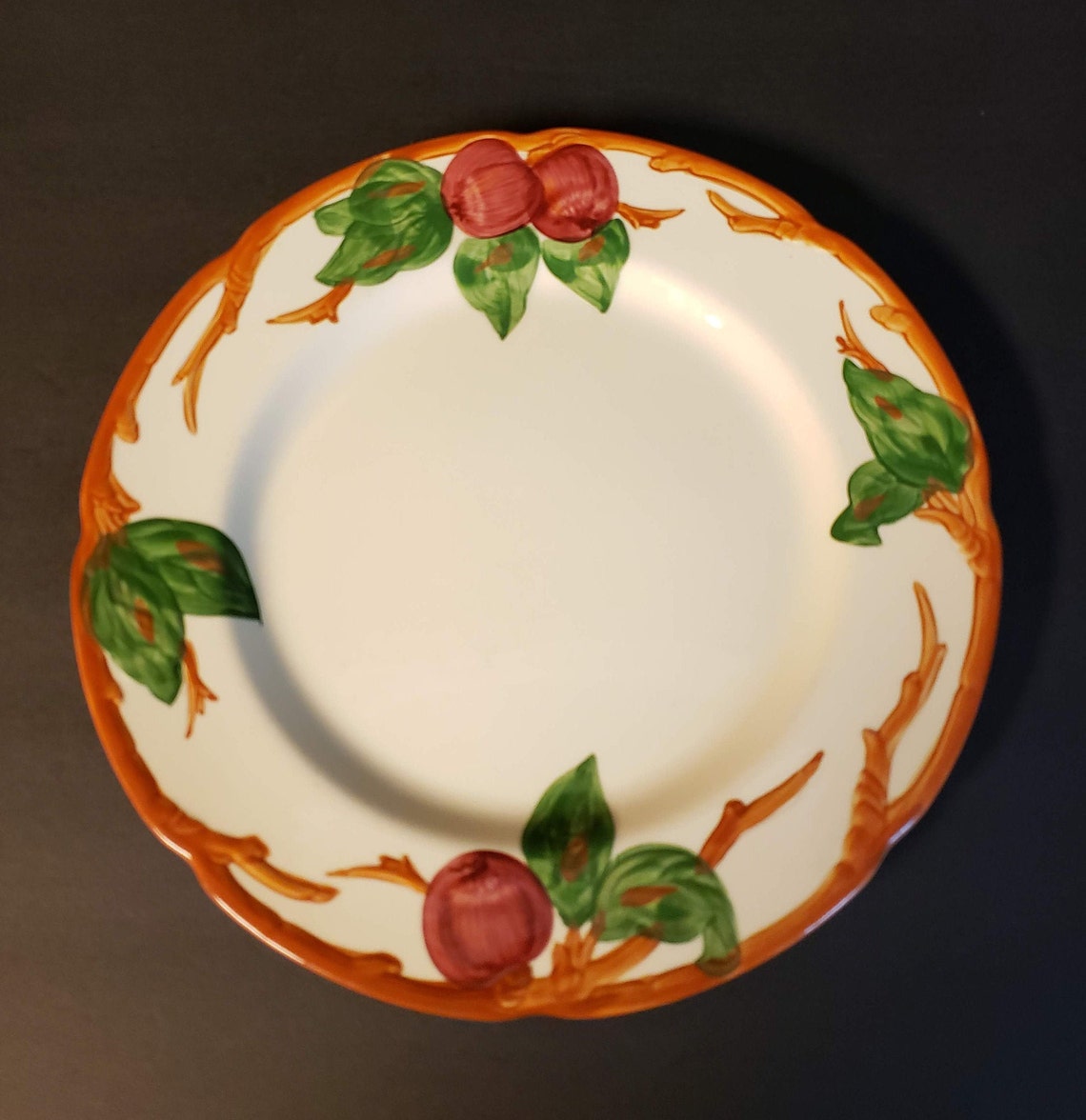 FRANCISCAN Ware Apple Pattern 10 5/8 Dinner Plate | Etsy